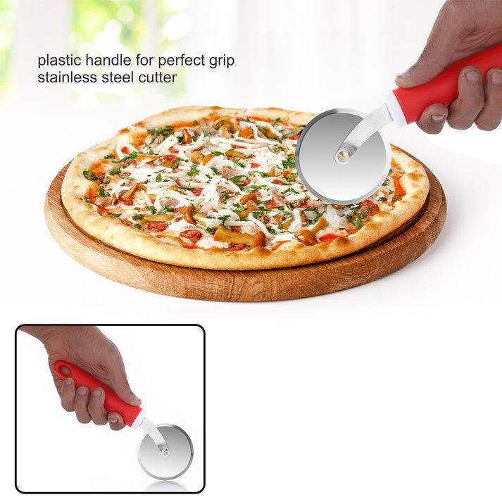 8707 Ganesh Ganesh Pizza Pastry Cutter Wheel Pizza Cutter (Stainless S ...
